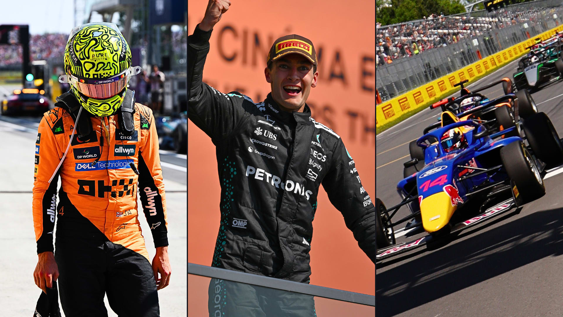 F1 COSMOS | 러셀, 캐나다 GP서 시즌 첫 우승... 노리스-피아스트리 충돌